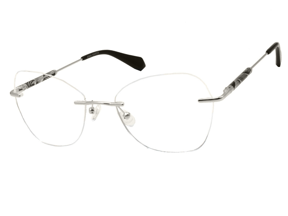 Оправа для очков Enni Marco IV 12-040 05 пол Женский форма оправы Бабочка цвет оправы Серебряный