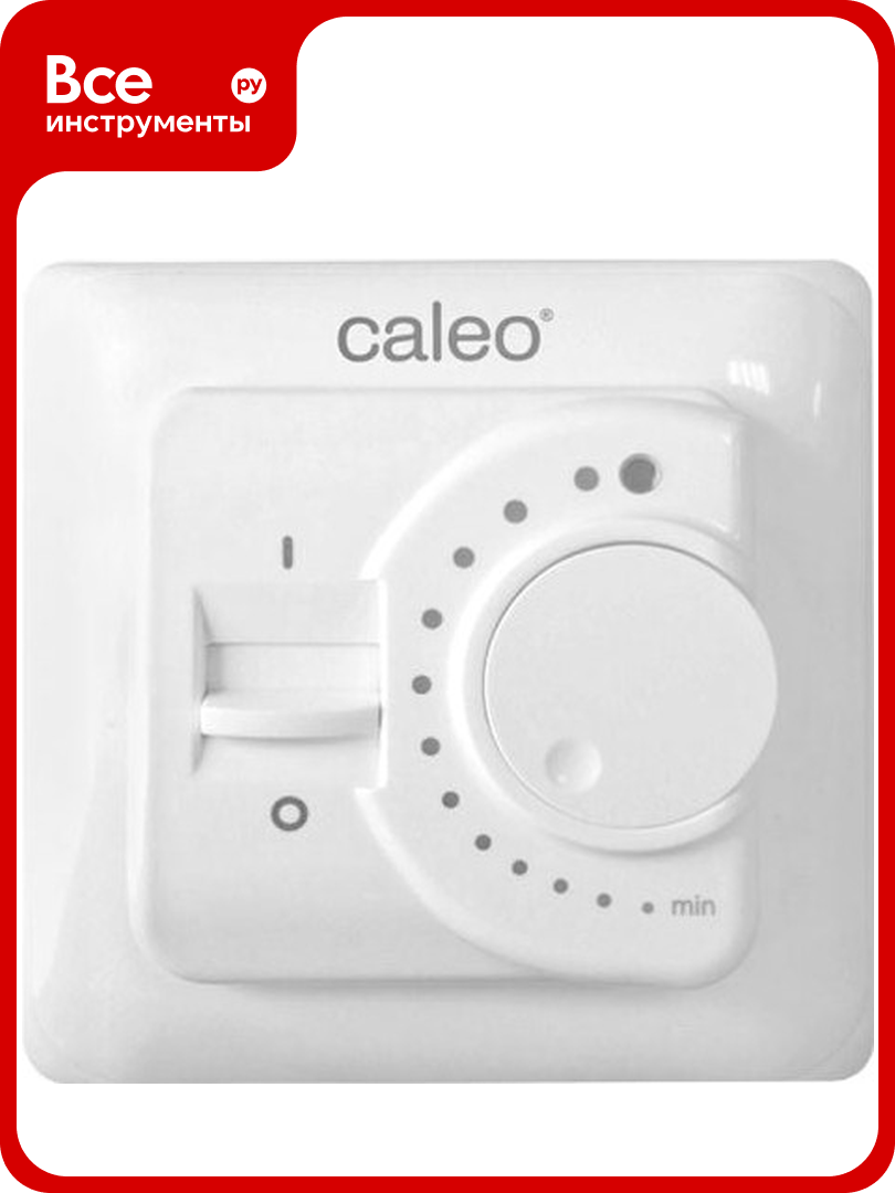 Терморегулятор CALEO sm160 встраиваемый аналоговый, 3,5 квт УП-00000022