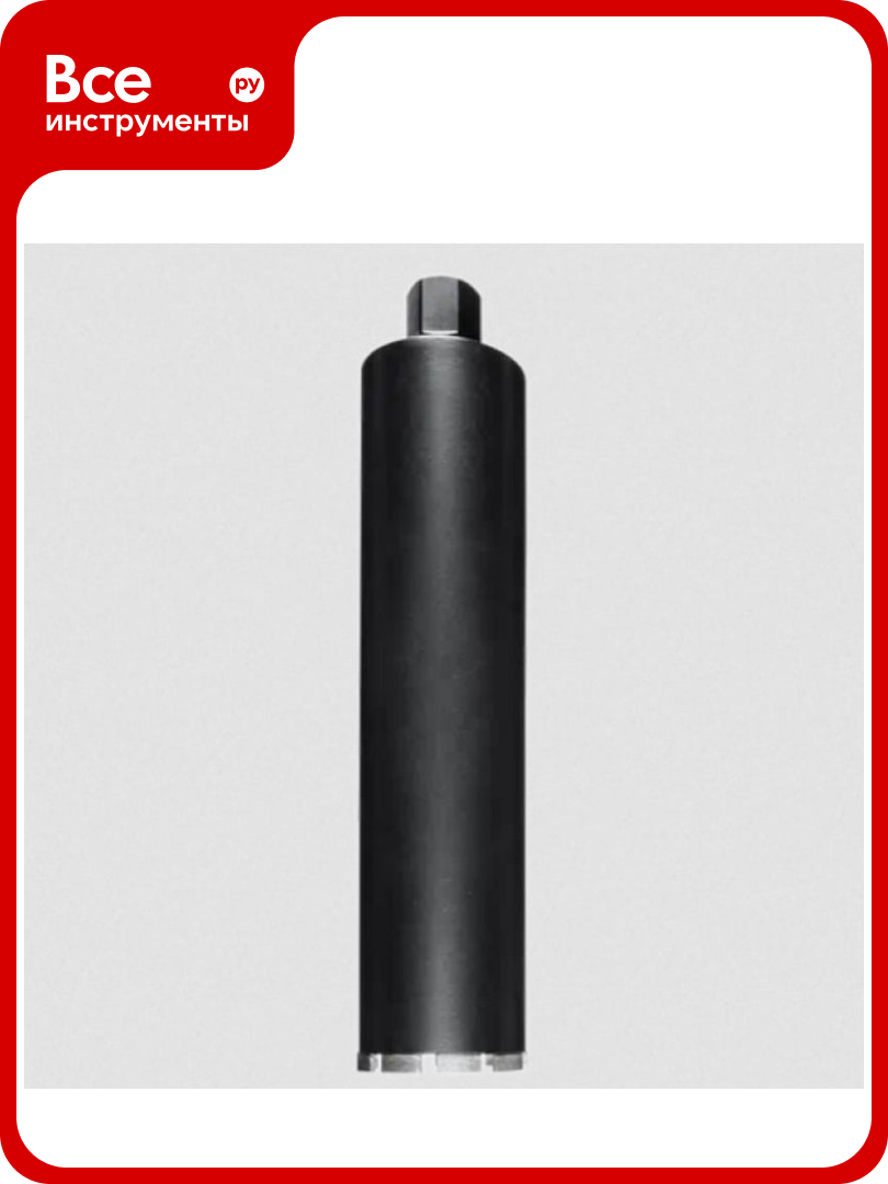 Алмазная коронка MICROHIT 42x450 мм, 1 1/4" для сухого сверления с микроударом, сухого сверления