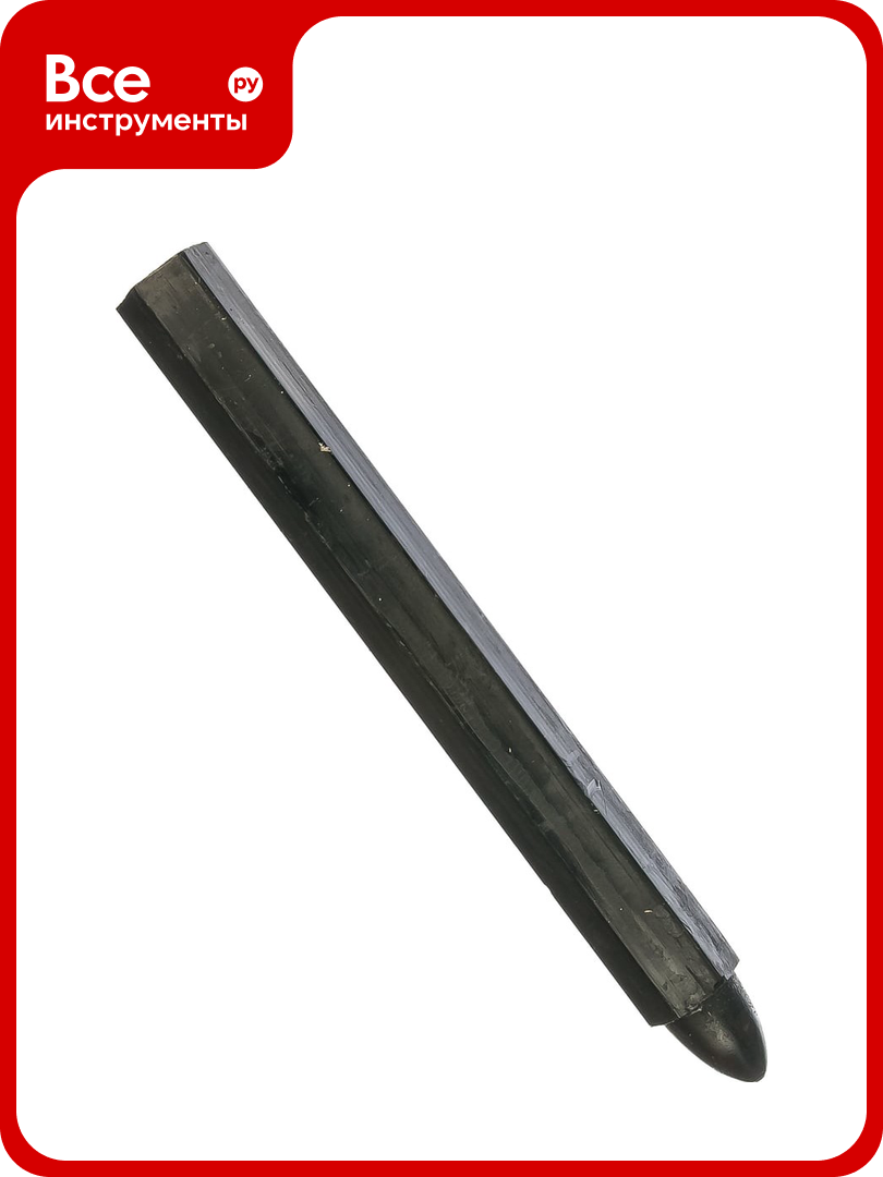 Маркировочные восковые мелки, чёрные, 120мм, 6шт кобальт 919-020, пластиковая