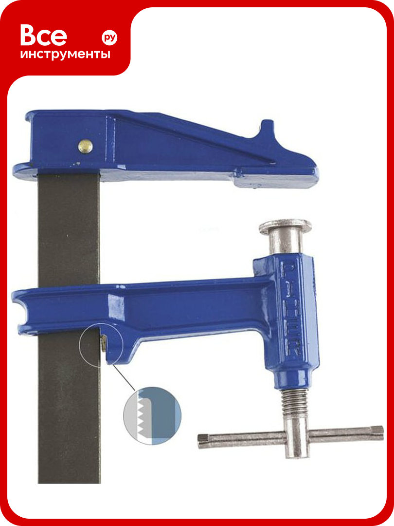 Струбцина F 40*12см, 9000N Piher 04040, 12 см