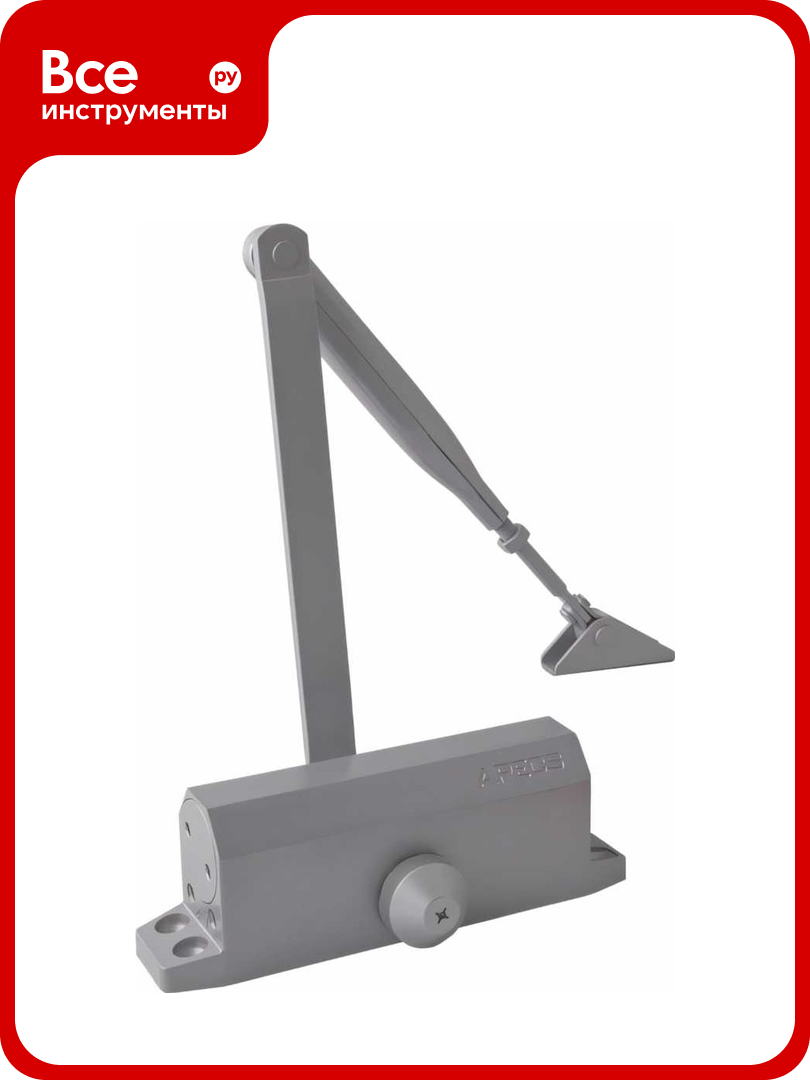 Дверной, APECS, доводчик APECS DC-20.4/1200/085/F-A2-SL 30757, 85 кг, обладает