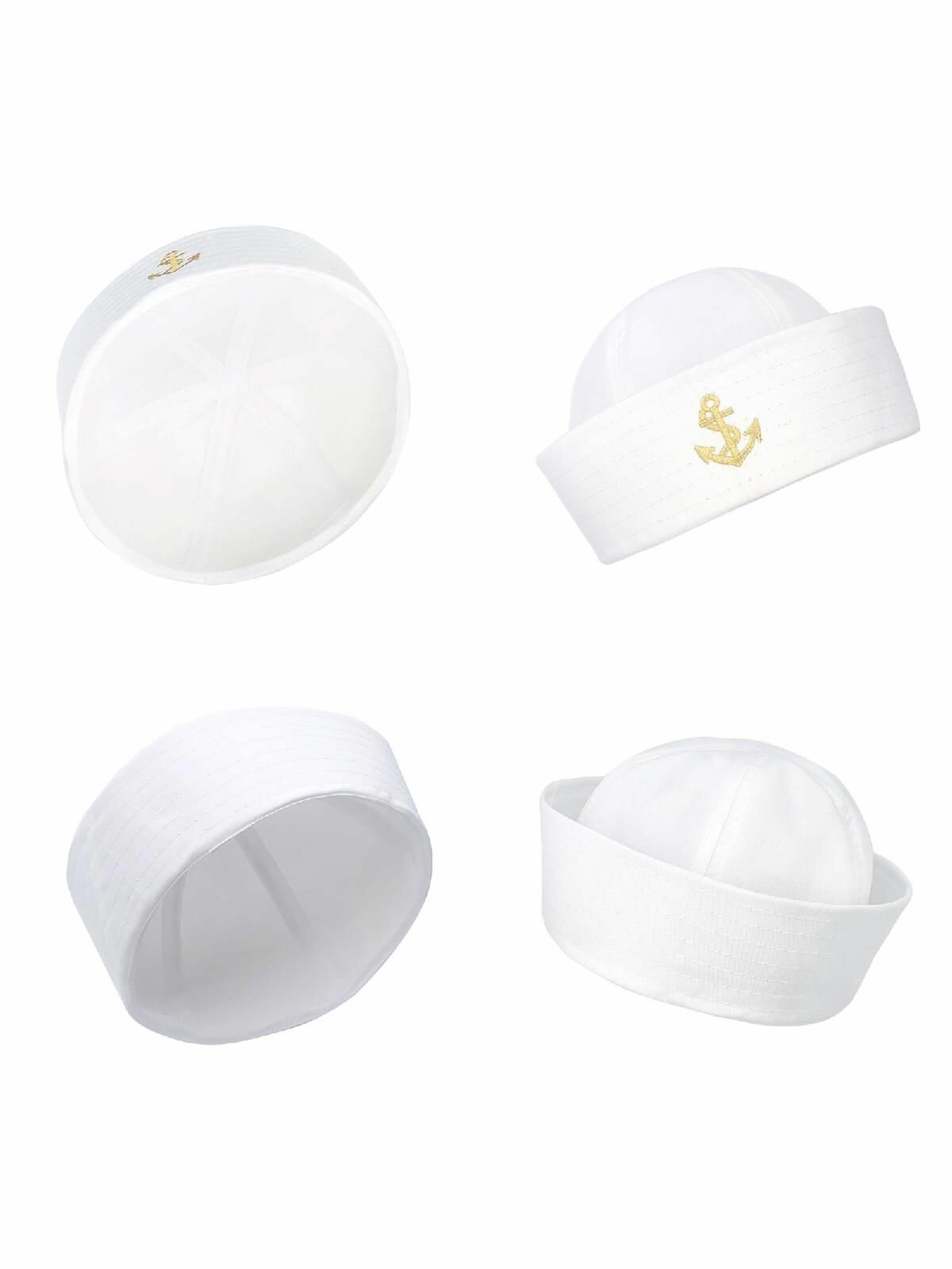 Летняя белая морская фуражка