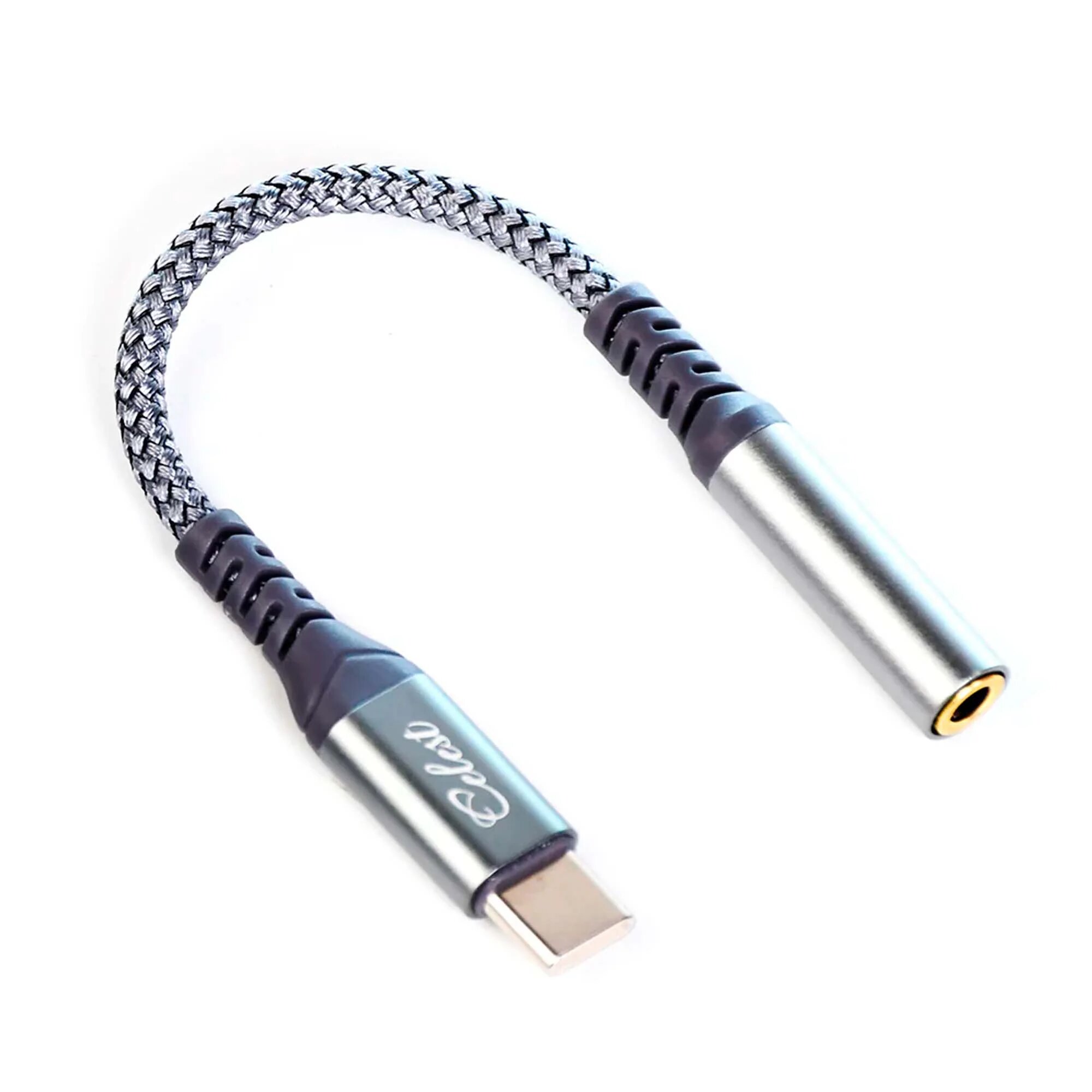 Усилитель-ЦАП для наушников Celest Ruyi grey, адаптер USB type C - 3,5 mm jack