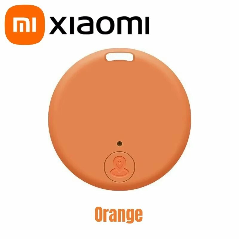 Новый мини GPS-трекер Xiaomi Bluetooth 5,0, GPS-устройство с защитой от потери, отслеживание автомобиля, IOS Android, умный локатор, аксессуар 2025, Orange