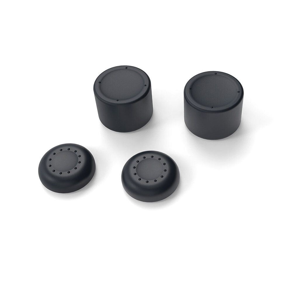 Силиконовые накладки MyPads на стики - грибки для контроллера (геймпада) Sony PlayStation 4 / 5 (PS4/PS5) DualShock 4 / DualSense чёрные, 4 шт DOBE.
