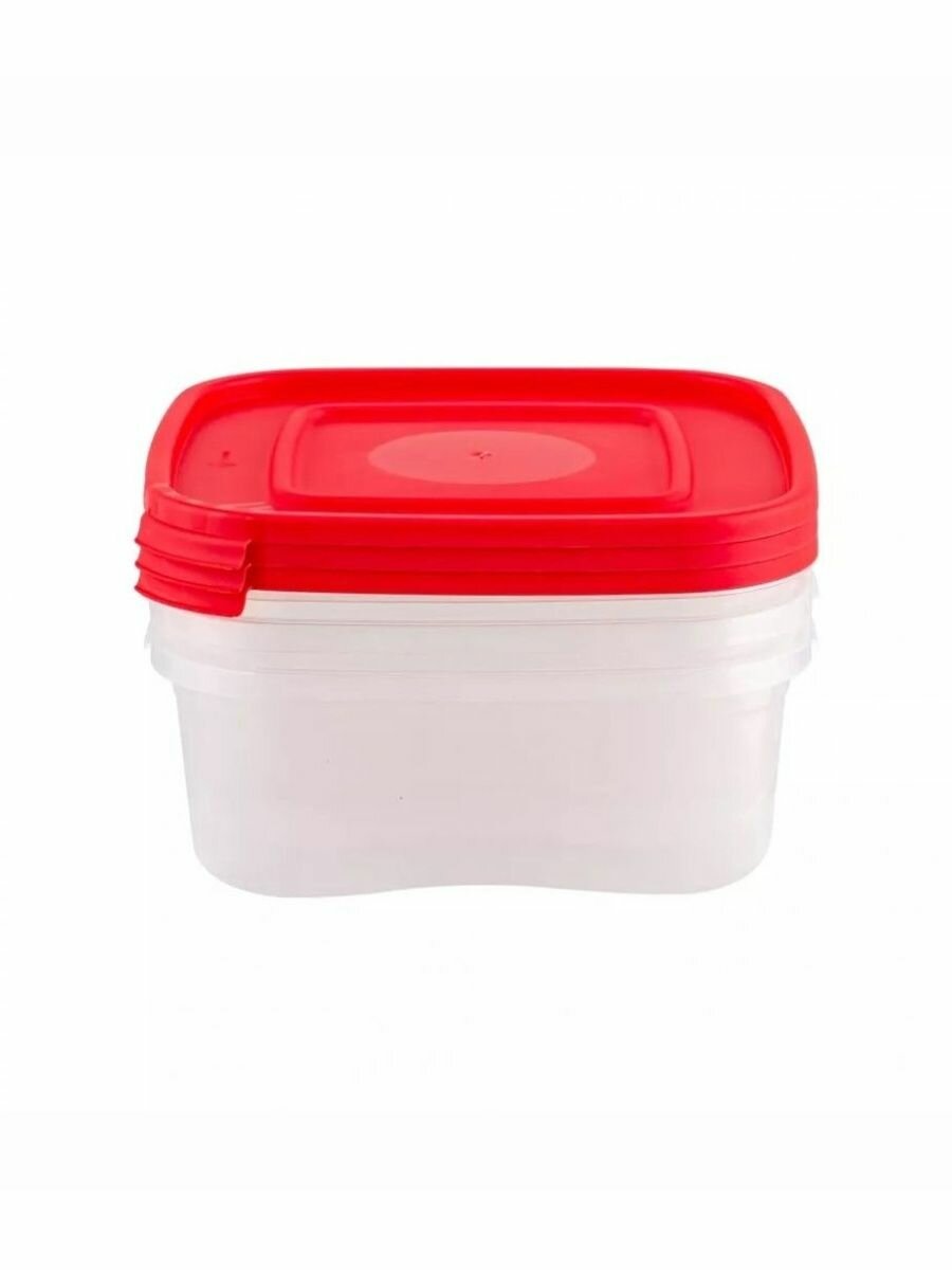 Комплект контейнеров "Каскад", для СВЧ, квадратные, 3шт, 1.4л