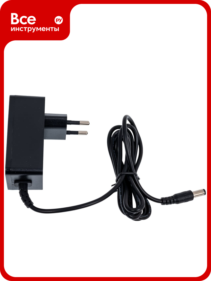 Адаптер питания Robiton IR12-2000S импульсный, двойная полярность, круглый штекер 5,5×2,5 мм, выход