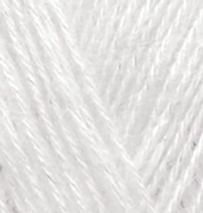 5 Мотков, ALIZE ANGORA GOLD SIMLI, 5% Металлик 20% Шерсть 75% Акрил, Цвет-599