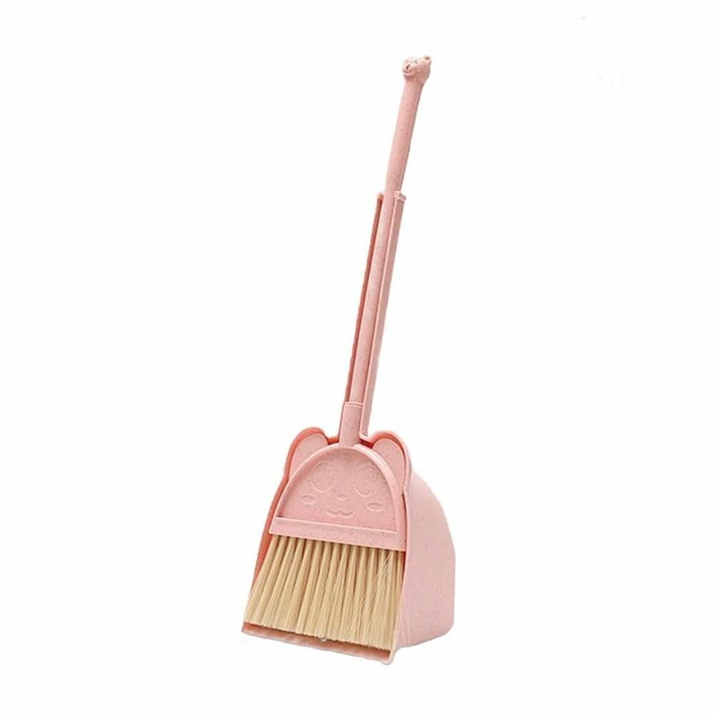 Детский игрушечный набор из мультяшной метлы и совок