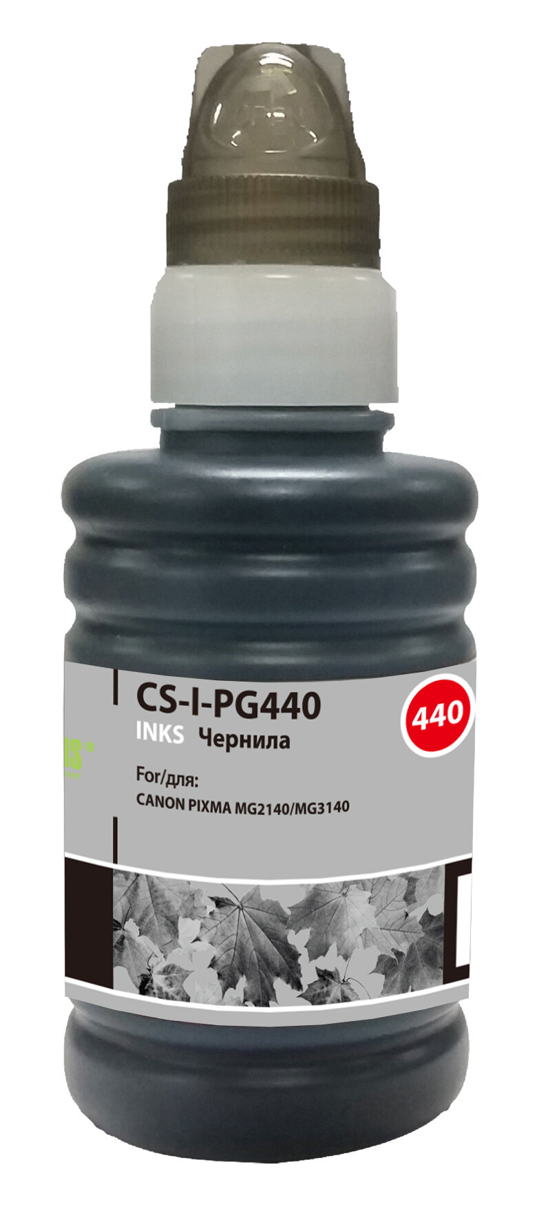 Чернила Cactus CS-I-PG440 черный, флаконов: 1, объём 100мл, для Canon Pixma MG2140/MG3140