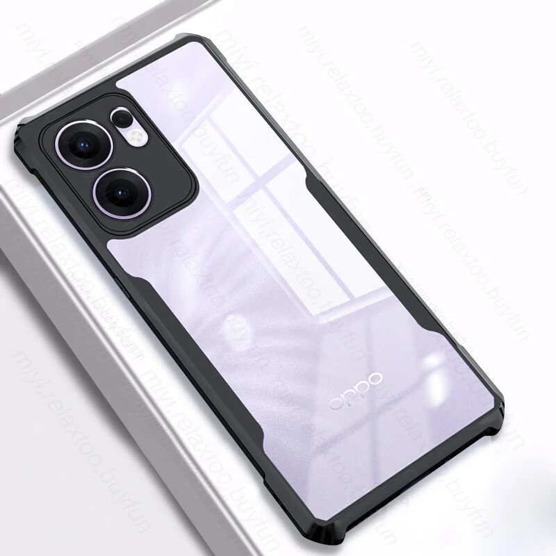 Для Oppo Reno13 FS 5G чехол прозрачный кристаллический акриловый чехол Reno13FS Reno13F Reno 13 FS F S 13F 13FS 2025 бронированный противоударный чехол