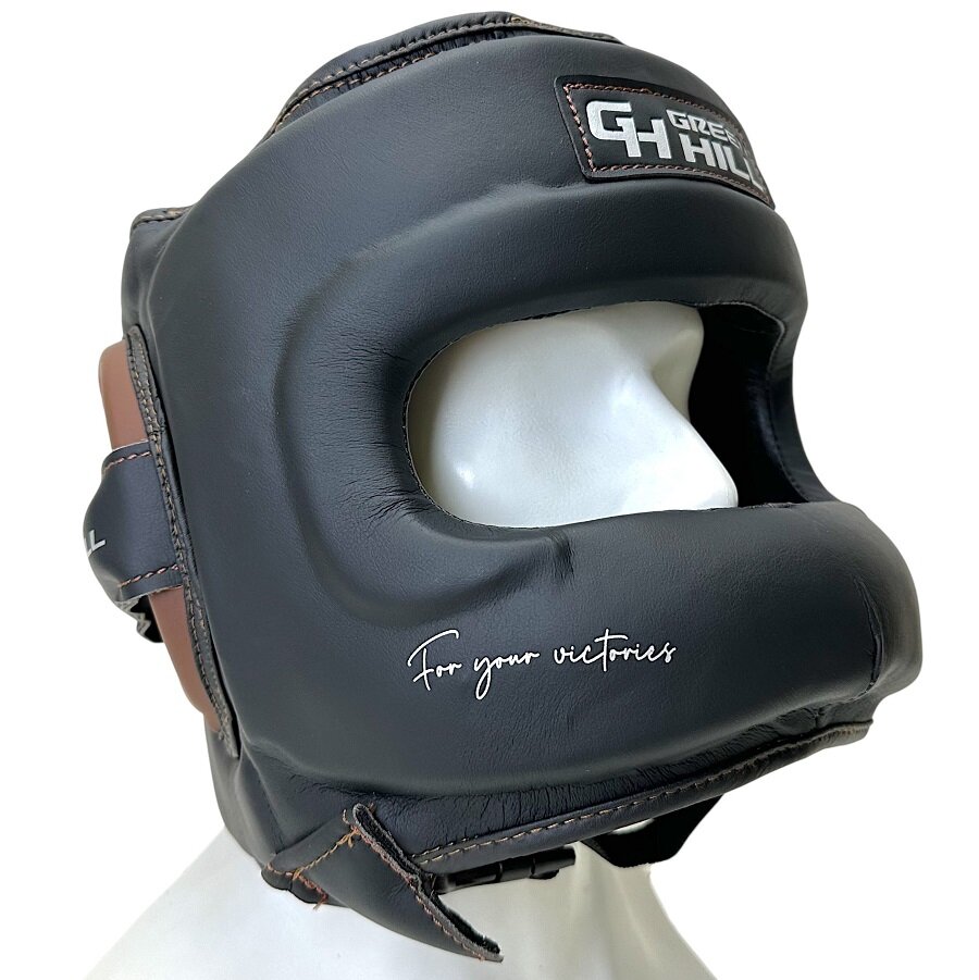 Боксерский шлем Green Hill Force Bumper чер-кор, XL