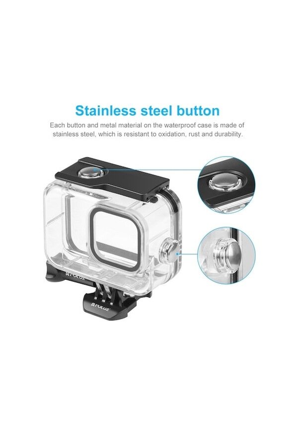 Водонепроницаемый бокс Shineyee для дайвинга на глубину до 60 метров для GoPro Hero13/12/11/10, черный, многоцветный