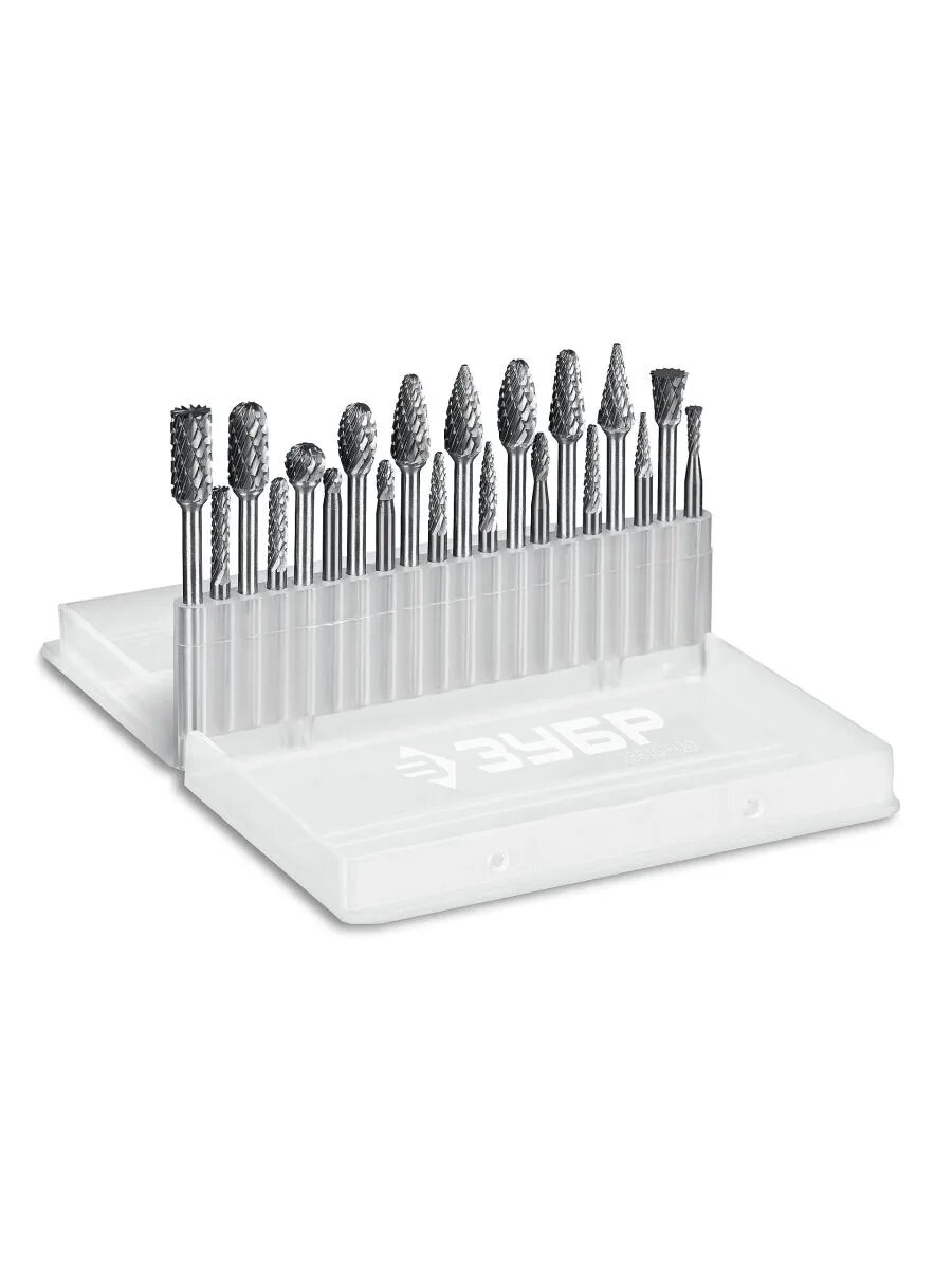 ЗУБР Набор борфрез твердосплавных 20 шт 28816-H20