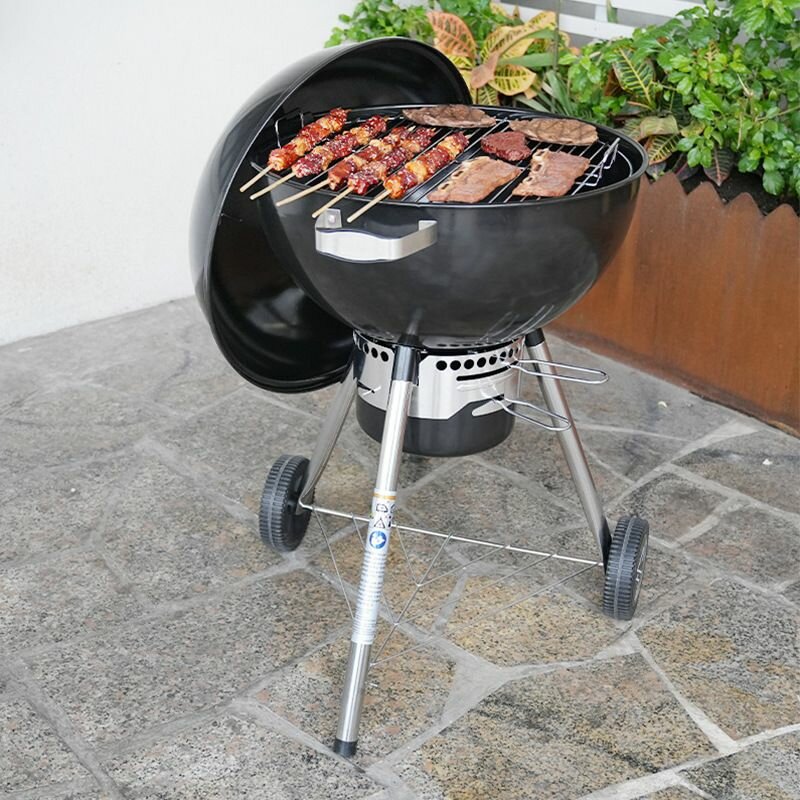 Садовый гриль Forester с эмалевым покрытием 57 см отличное решение для приготовления мяса на углях