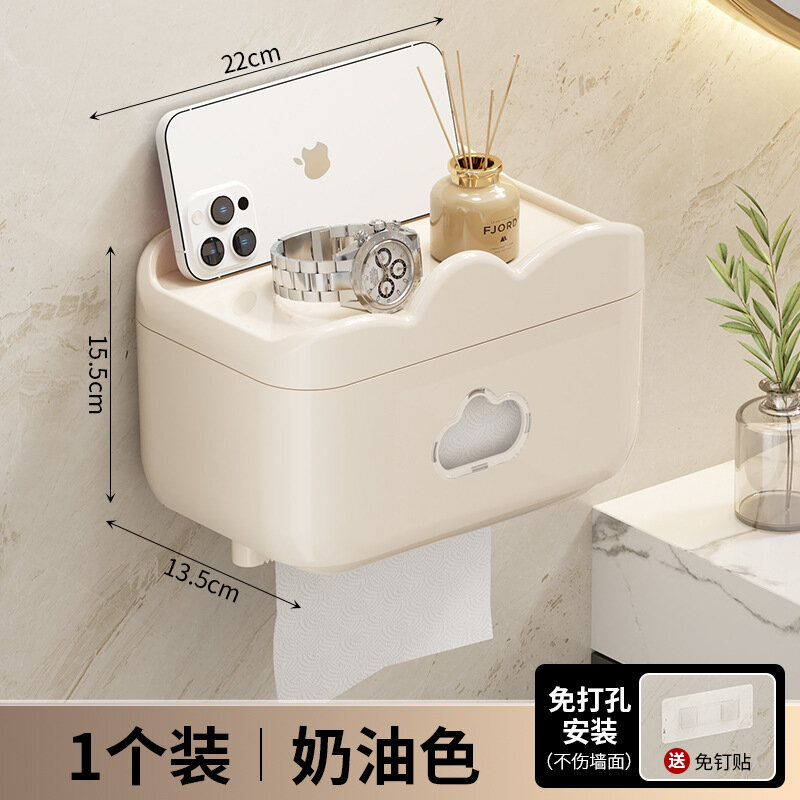 Коробка для туалетной бумаги, диспенсер для бумаги, коробка для туалетной бумаги без сверления, водонепроницаемая коробка для туалетной бумаги, держатель для салфеток