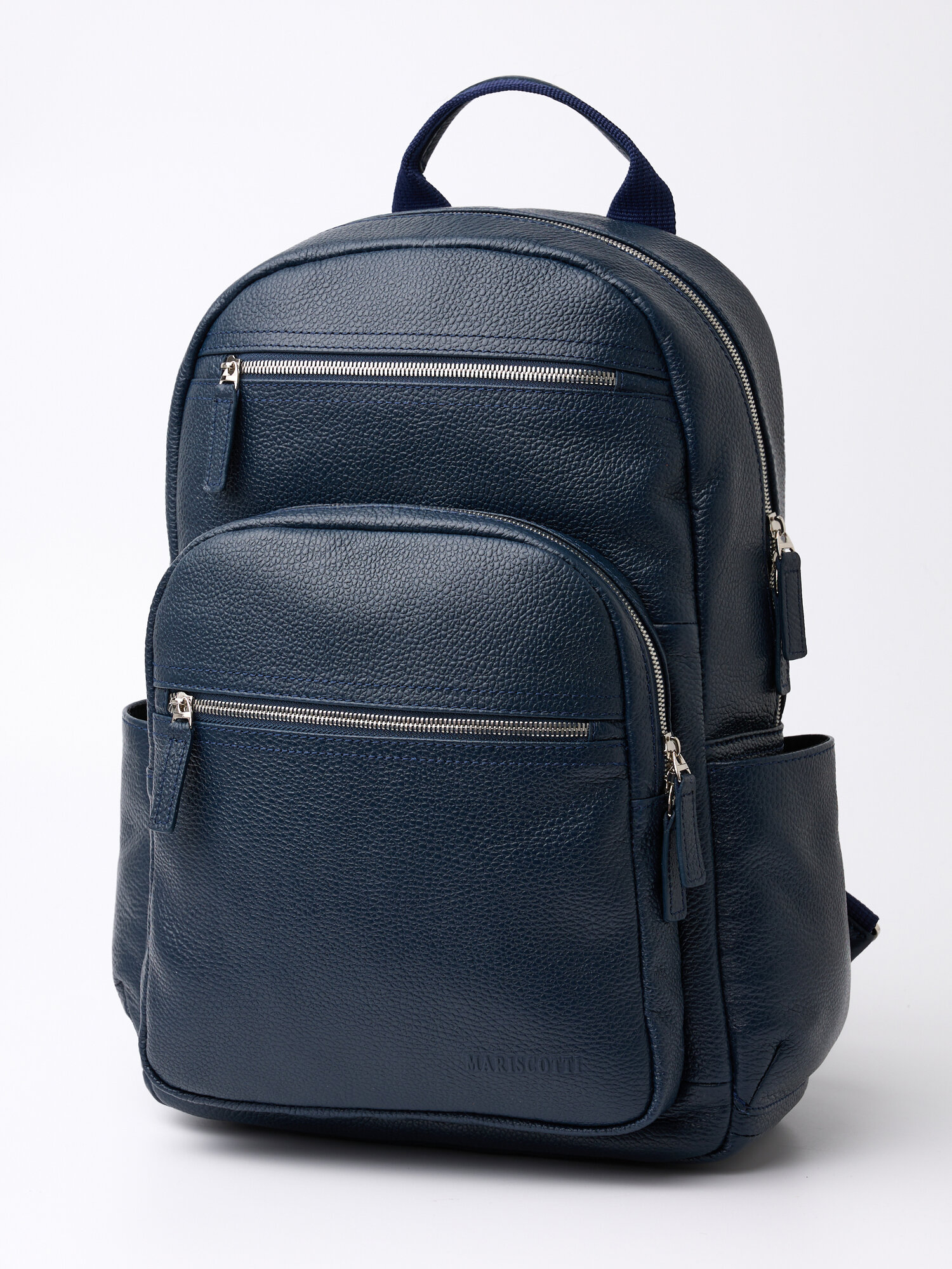 Рюкзак универсальный, натуральная кожа, повседневный, вместительный, на работу, Franchesco Mariscotti