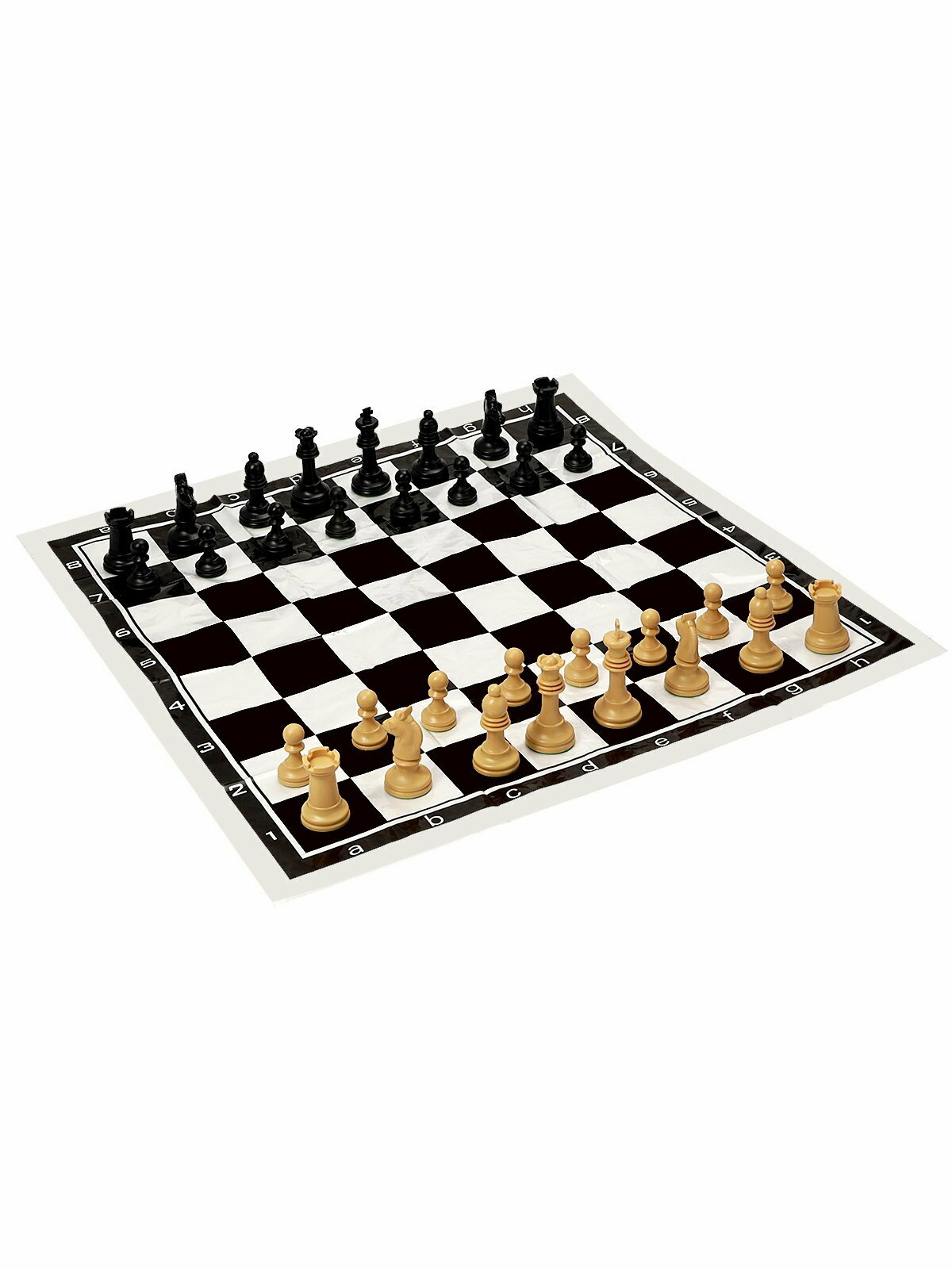 Шахматы 50x50 см, король h=7 см, d=3.2 см, фигуры пластик, вид: шахматы (доска + фигуры)