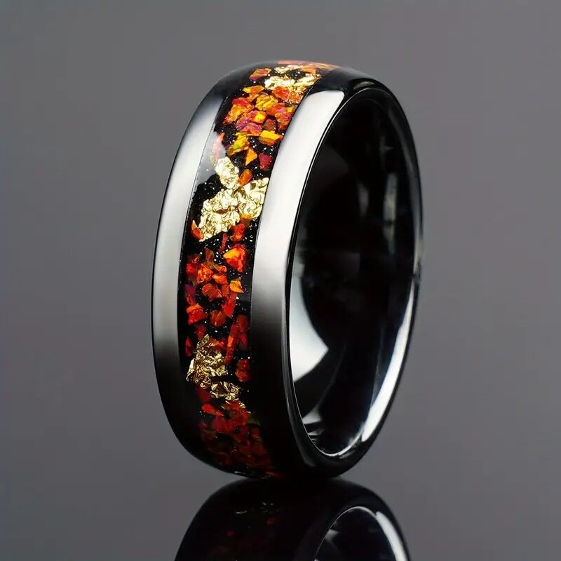 Кольцо обручальное, Swarovski Zirconia