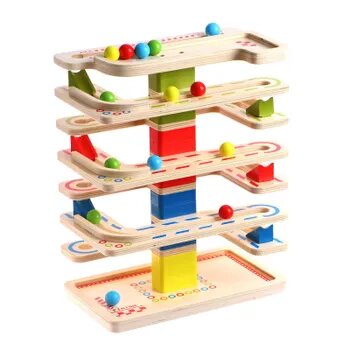 Детская развивающая игра "Скати шарики" 24х14х31 см, деревянная