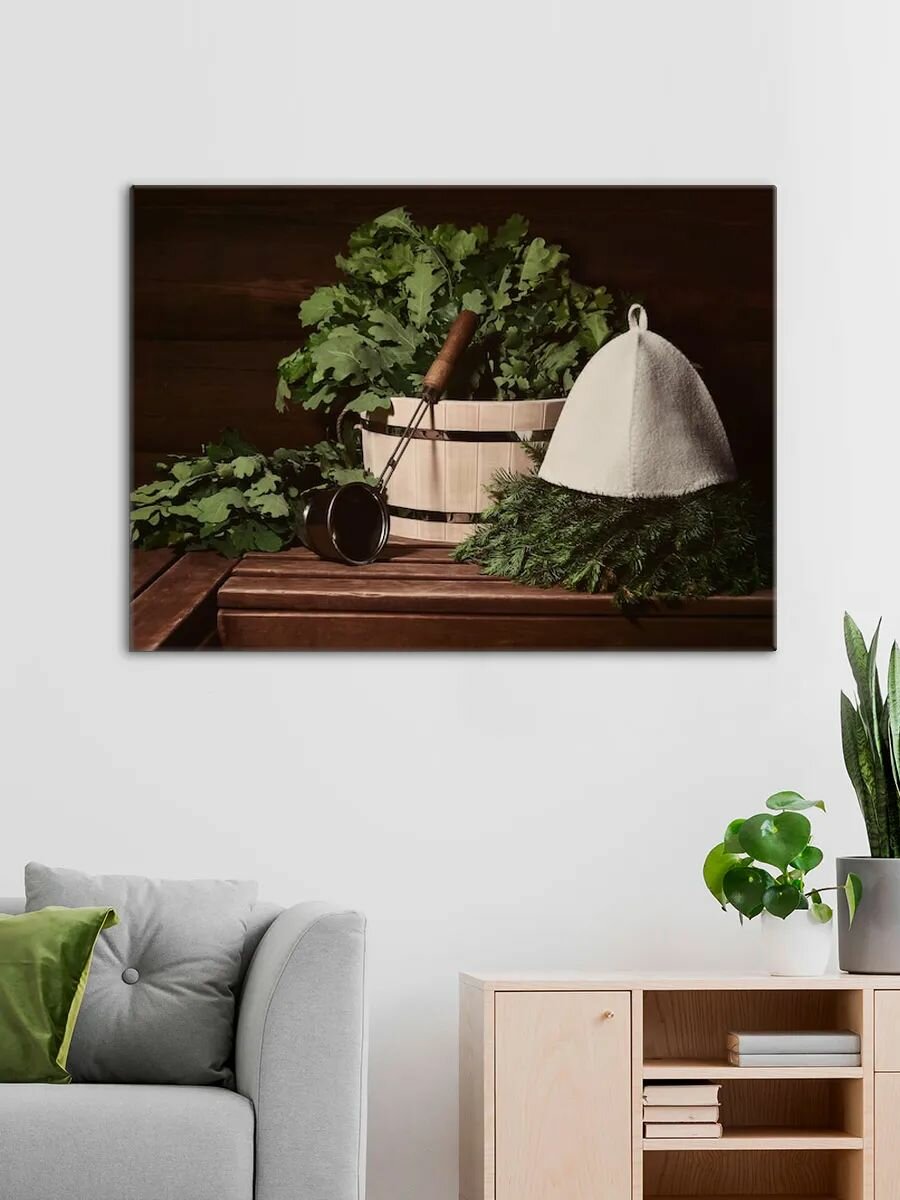 Картина на стену "Баня", 40х30 см