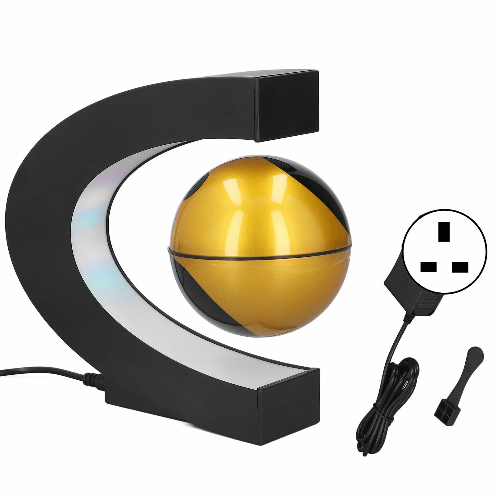 Парящий символ Инь-Ян с магнитной левитацией современное украшение с питанием от сети