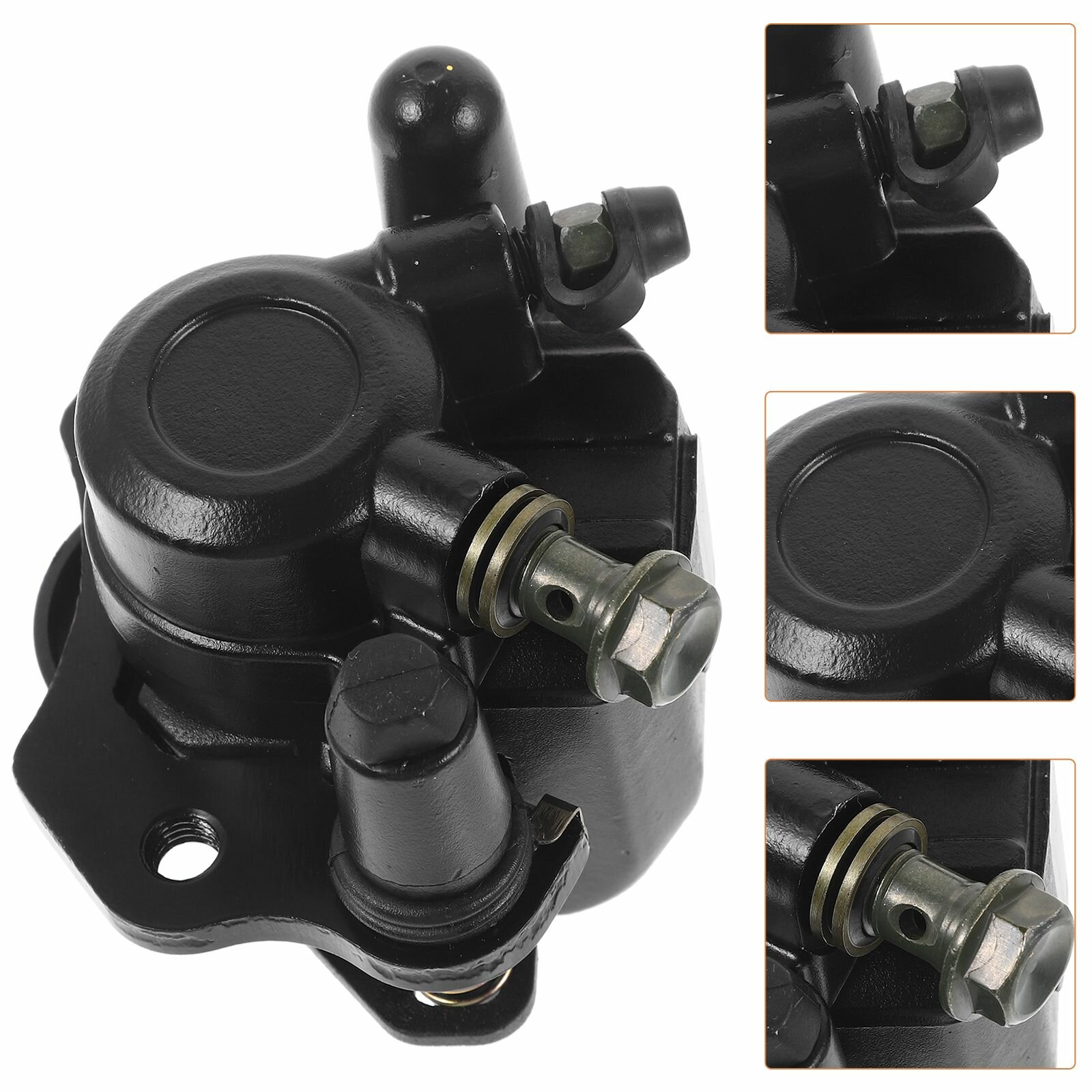 Суппорт Тормозной Задний Для Мотоцикла, Черный, Из Железа, 9.00X7.50X7.50 См, 1 Комплект