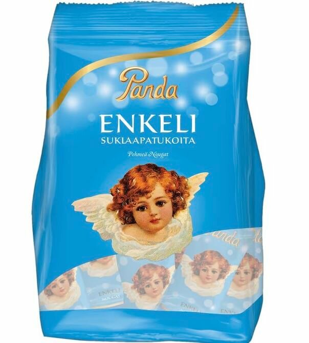 Шоколадные конфеты Panda enkeli нуга в шоколаде 209 г (из Финляндии)