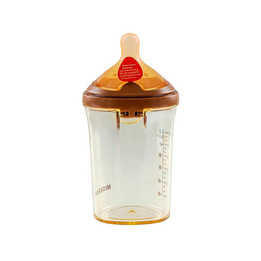 Бутылочка для кормления NicePapa Baby Bottle 180 мл, тип - 3-7 месяцев / PPSU (Пищевой пластик)