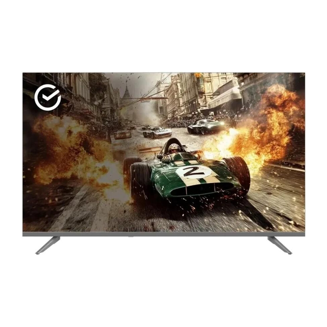 Телевизор LED Sber 43" SDX-43F3011, 1920х1080 (4K Ultra HD), 60 Гц, Салют ТВ, черный