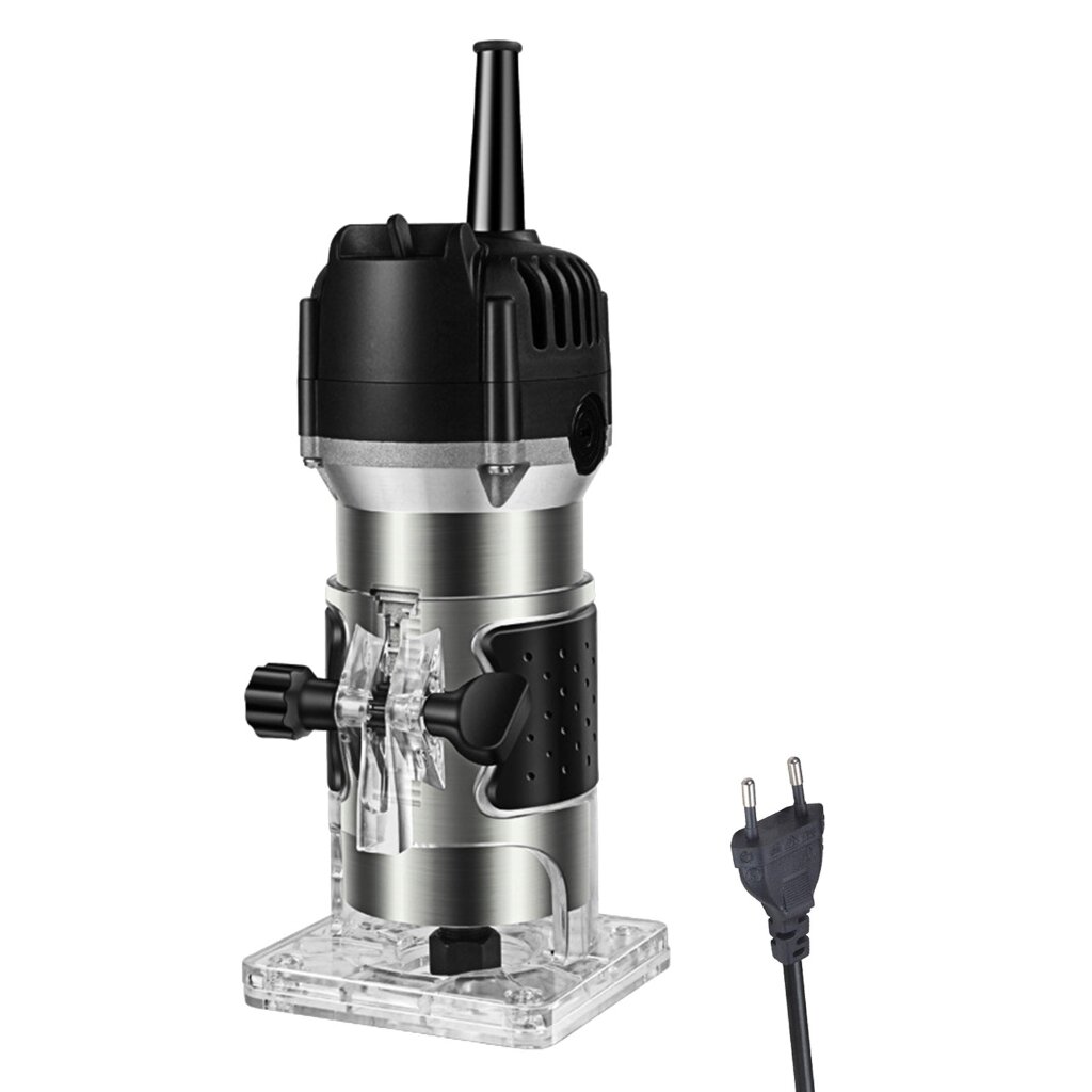 Маленький фрезерный инструмент по дереву, алюминиевый триммер по дереву, высокопроизводительный ручной фрезер по дереву, простой в использовании