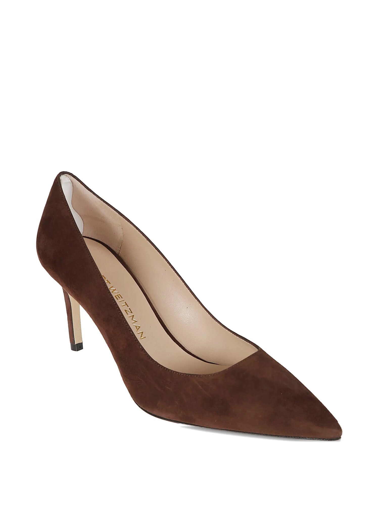 Туфли Stuart Weitzman Stuart Power 75, размер 39, brown — фото 1