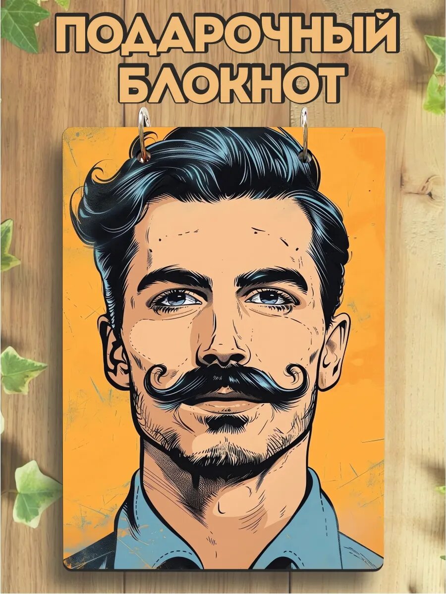 Подарочный блокнот "Барбершоп"