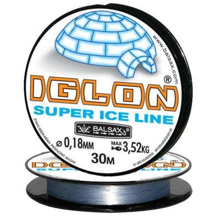 !09 Комплект из 3-х штук - Леска BALSAX "Iglon" 30м 0,18 (3,52кг)