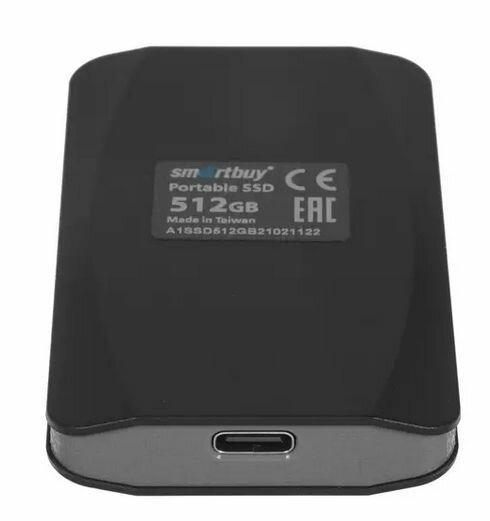 512 ГБ Внешний SSD Smartbuy Aqous A1 (SB512GB-A1B-U31C) черный