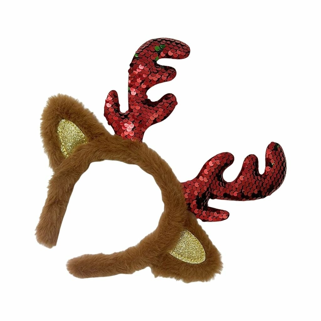 Рождественский головной убор из оленьих рогов