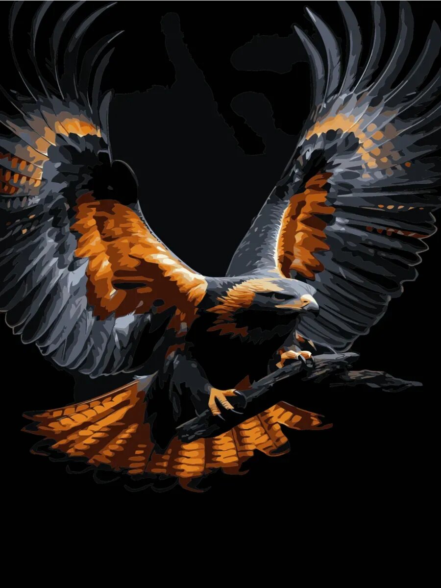 Картина по номерам орел