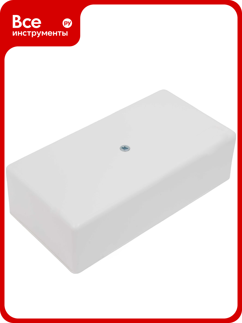 Коробка распределительная для о/п, для монтажного пистолета 145x75x40мм, белая Gigant 72933-1GI