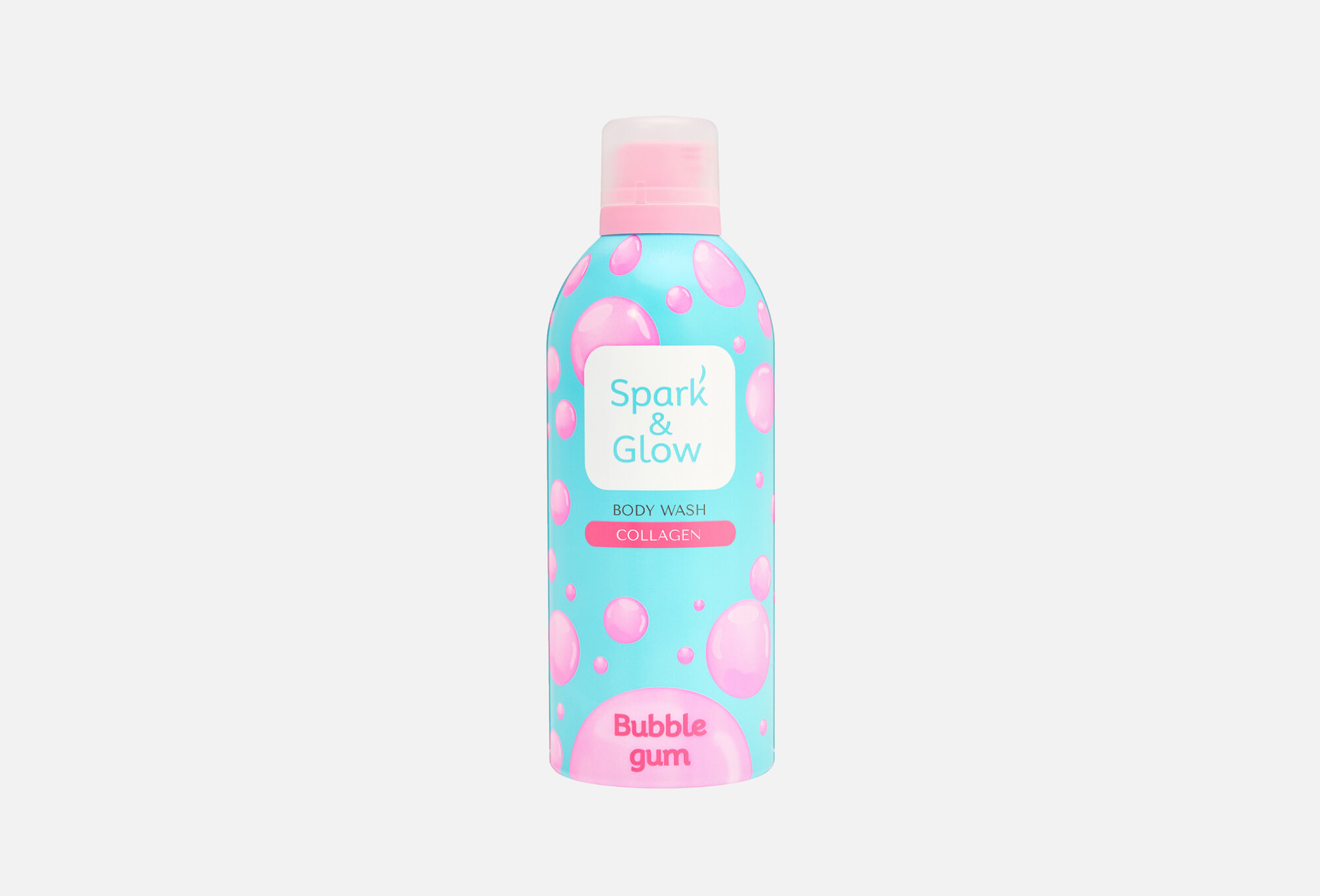 Гель-пенка для душа SPARK&GLOW bubble gum 350 мл