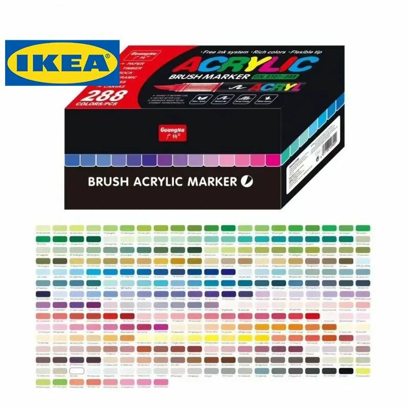 Маркер Акриловый, 288 шт.