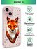 Силиконовый чехол на Apple iPhone 15 / Айфон 15 с принтом Огненная лиса