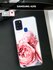 Чехол на Samsung Galaxy A21s / Самсунг Галакси A21s с принтом "Пионы на белом"