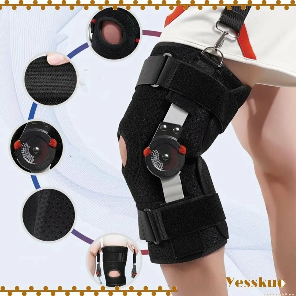 Шарнирный коленный бандаж с боковыми стабилизаторами