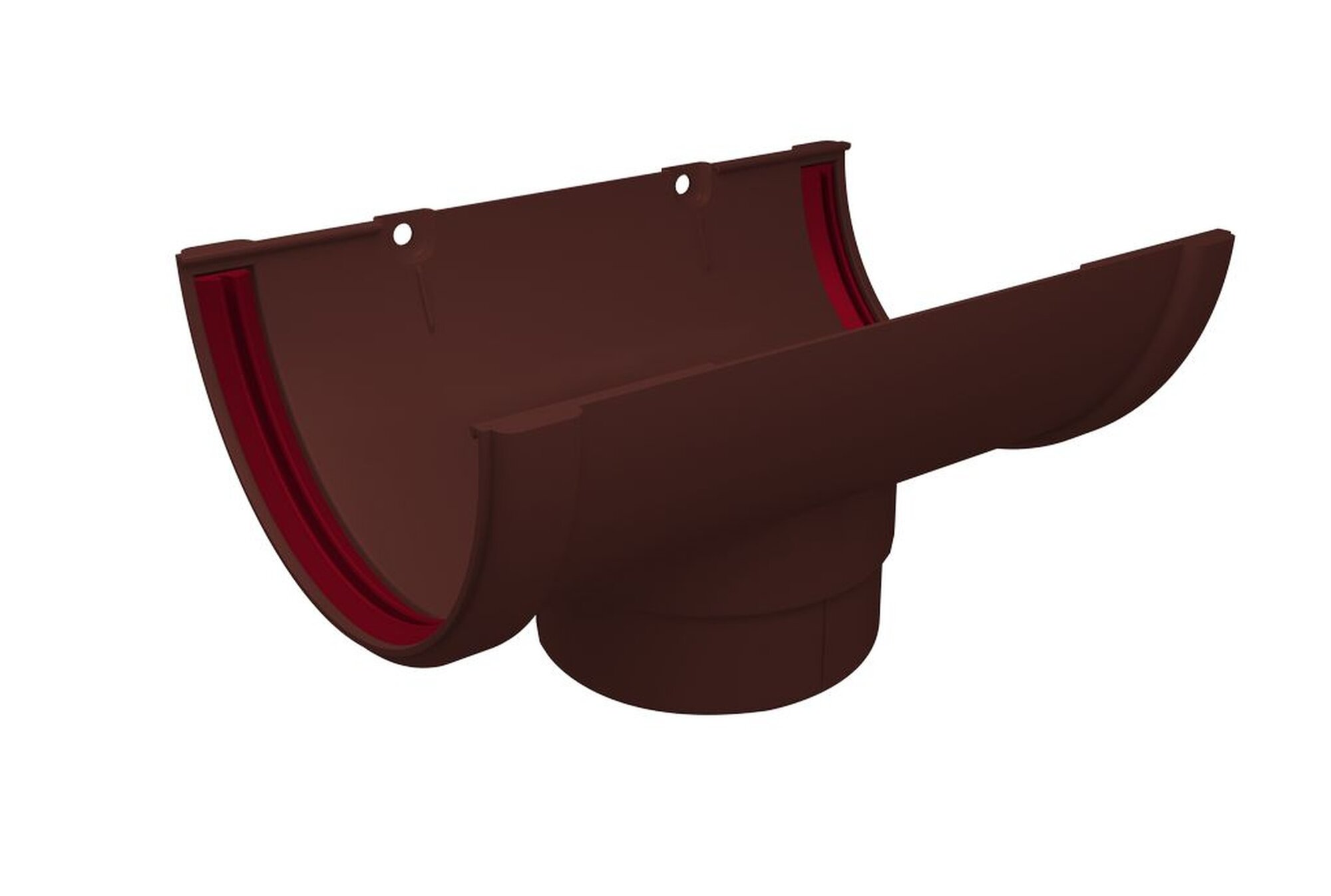 Воронка Grand Line Классика 120, для водостока, ПВХ, шоколадный (RAL 8017)