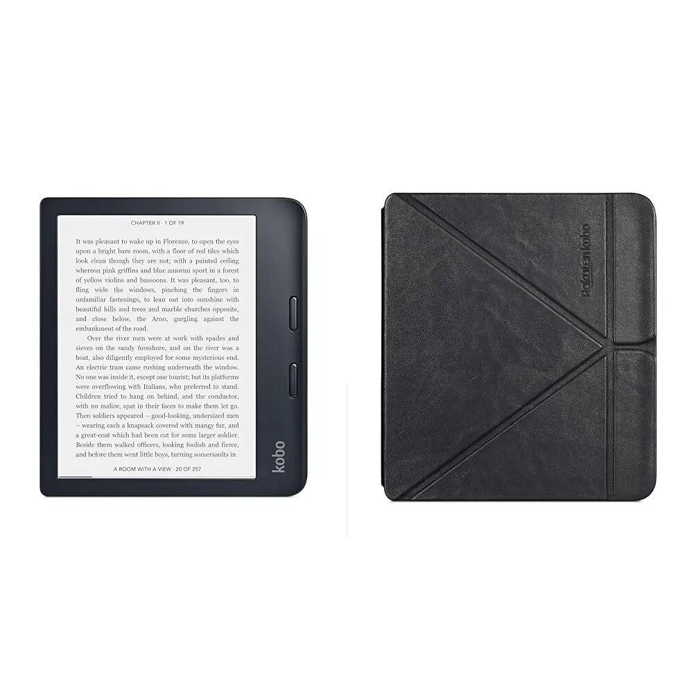 Kobo Libra 2, 7-дюймовый сенсорный экран без бликов, водонепроницаемая, регулируемая яркость и цветовая температура, электронная книга с уменьшением синего света