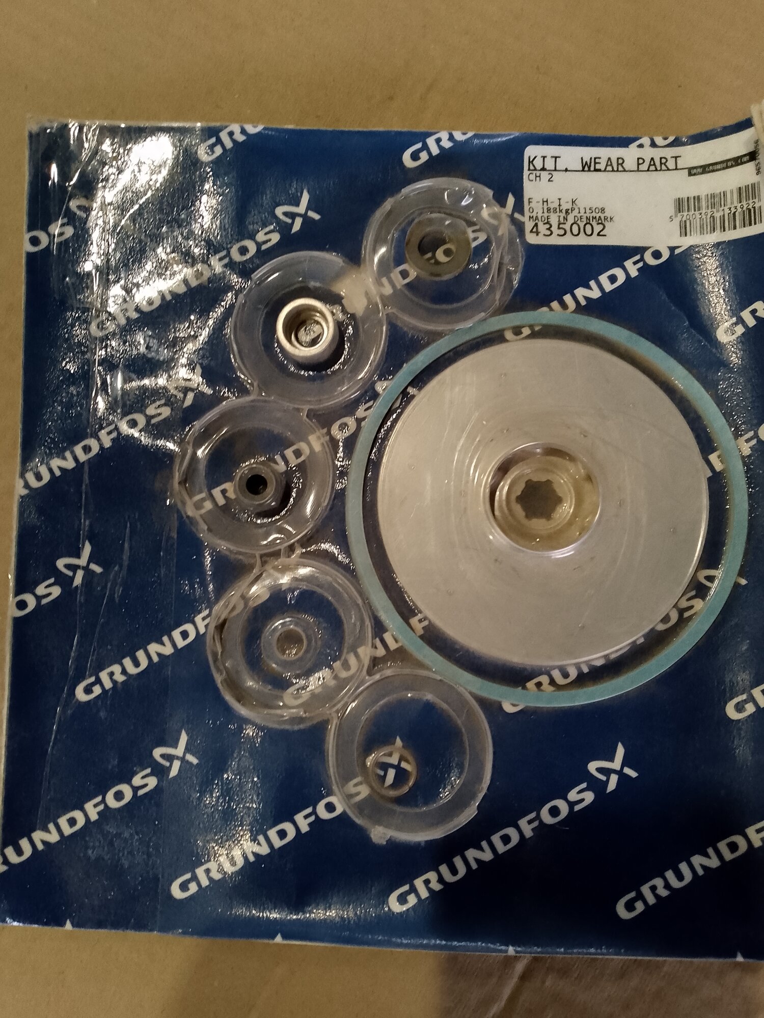 Комплект быстроизнашиваемых деталей Red kit CH2 CVBE/V3-4 Grundfos 00435002