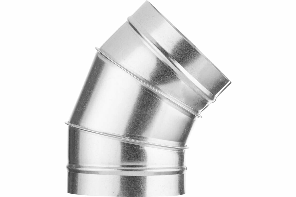 Вентека Отвод круглого сечения Ф160-45-60 из листа нерж. AISI 430, 0.50 мм