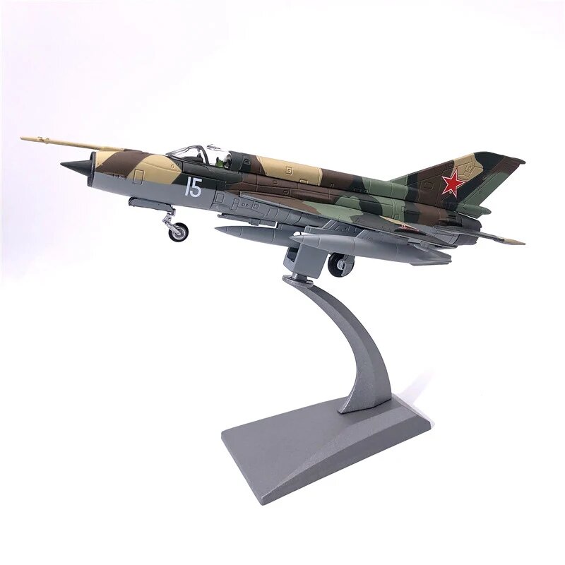 Металлический самолет MiG-21 JASON TUTU 1:72