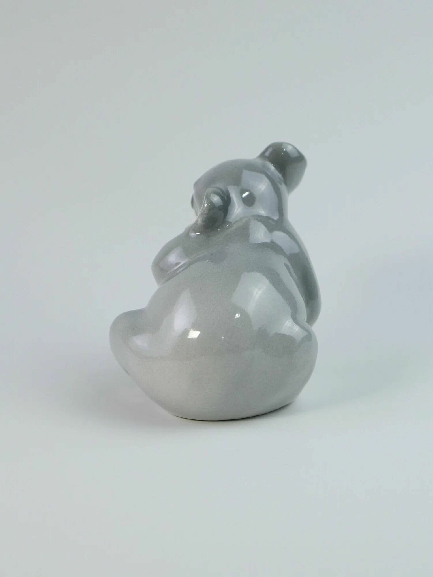 Скульптура "Коала" из фарфора 10 см. Императорский фарфоровый завод.